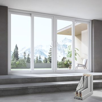 Nova Plastech Patio Door - Energy-Efficient Sliding Doors with NFRC Certification